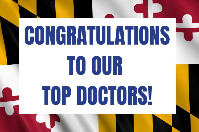 Congratulations to the Baltimore Magazine Top Doctors of 2024